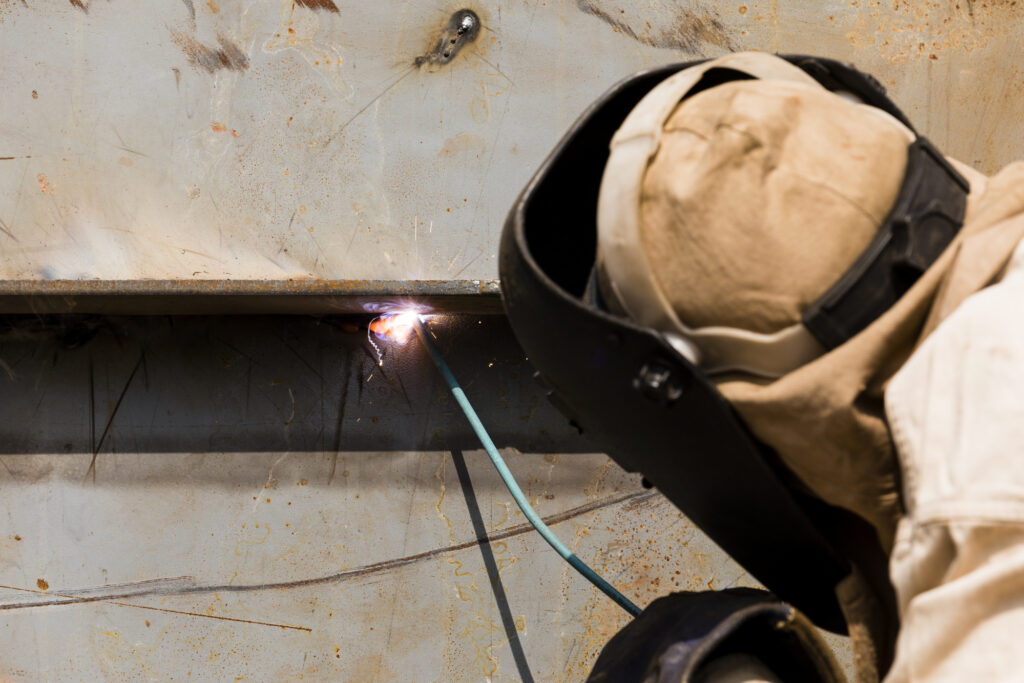 Can you weld rusty metal?